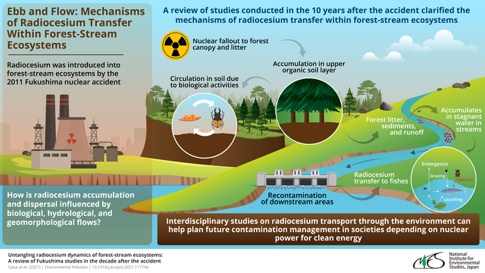 Scientists trace the path of radioactive cesi | EurekAlert!