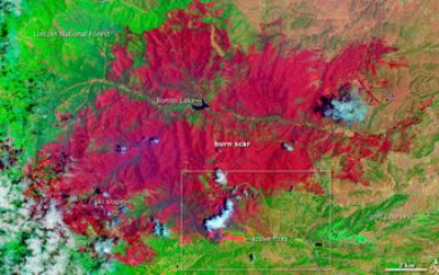 Map Showing Burned Area in Lit [IMAGE] | EurekAlert! Science News Releases