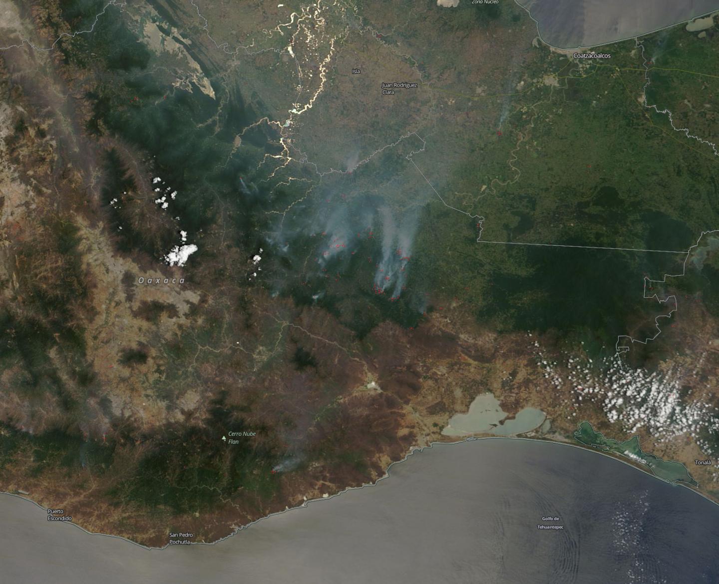NASA's Terra Satellite Spots Fires in Northea | EurekAlert!
