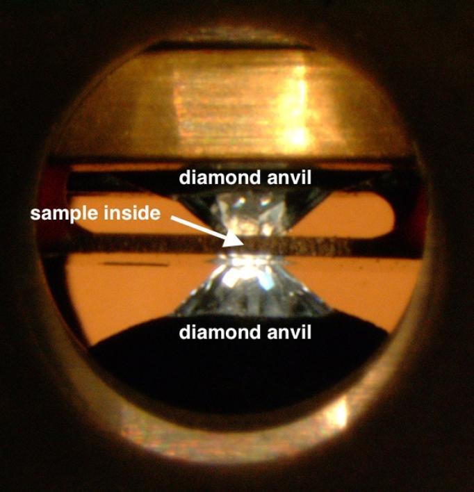 Diamond-anvil Side View [IMAGE] | EurekAlert! Science News Releases
