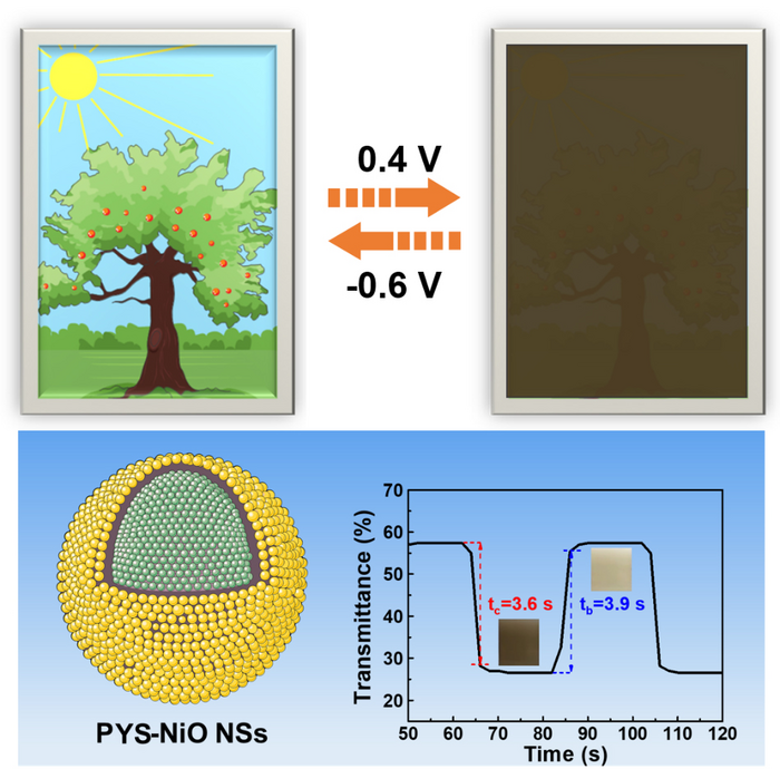 PYS-NiO NSs as electrochromic [IMAGE] | EurekAlert! Science News Releases