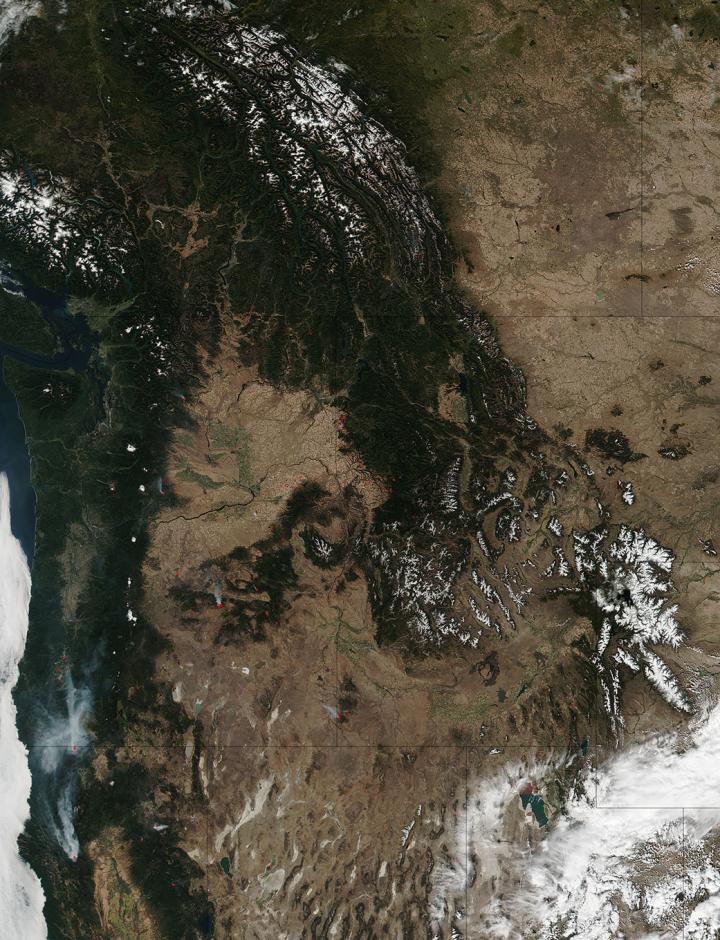 Fires and Snow in the Pacific Northwest | EurekAlert!