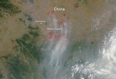 Fires Blaze Across Central China | EurekAlert!