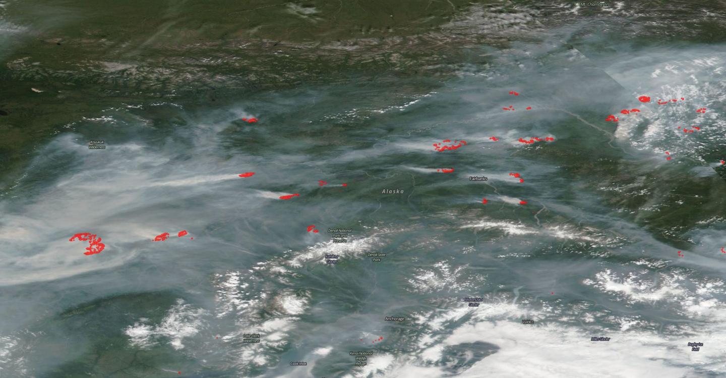 Wildfires Across Alaska Top 1 Million Acres B | EurekAlert!