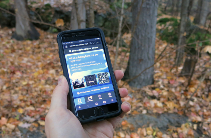 Mountain Rain or Snow web app [IMAGE] | EurekAlert! Science News Releases