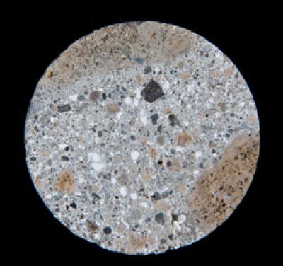 Roman Concrete Core Sample [IMAGE] | EurekAlert! Science News Releases