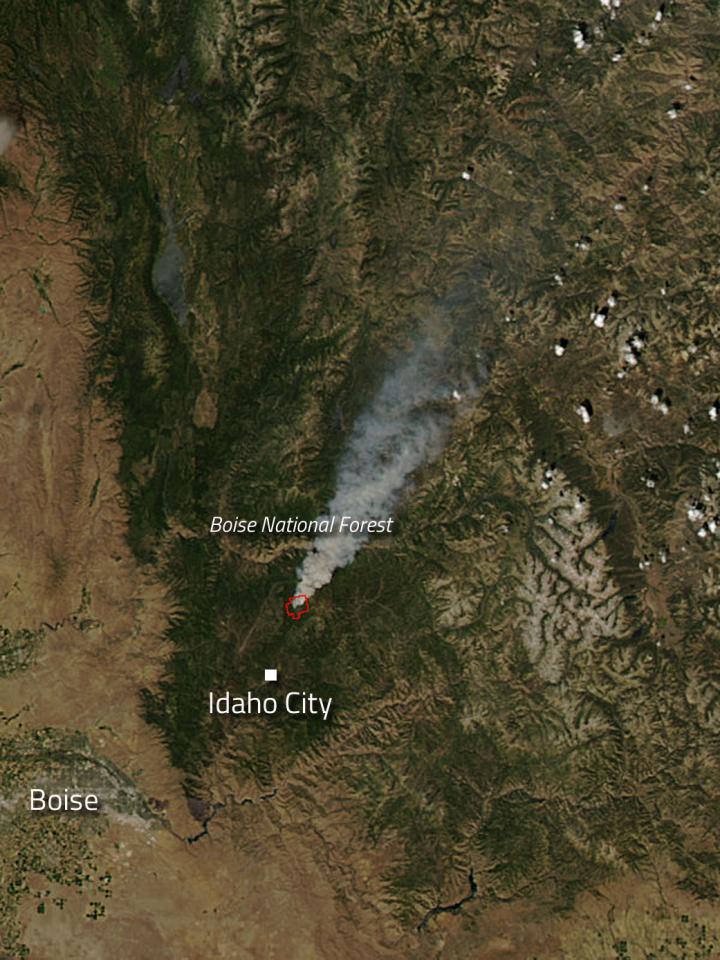 Pioneer Fire in Idaho | EurekAlert!