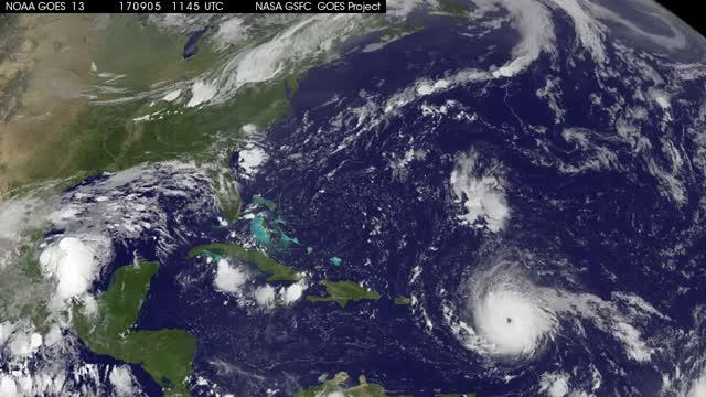 Satellite Animation Sees Hurricanes Katia, Ir | EurekAlert!