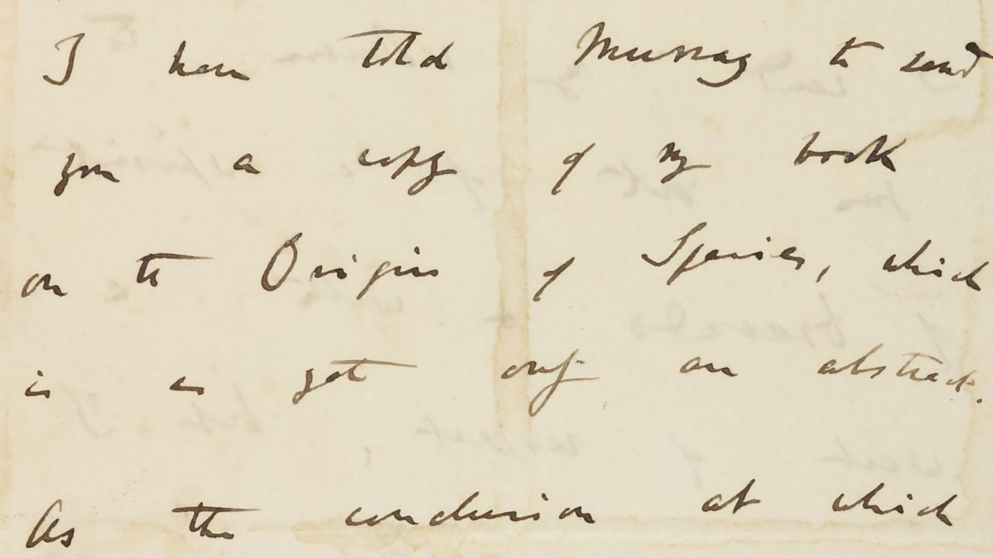 Darwin's handwritten pages from On the Origin | EurekAlert!