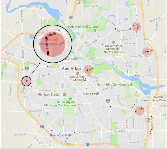 Ann Arbor Map [IMAGE] | EurekAlert! Science News Releases
