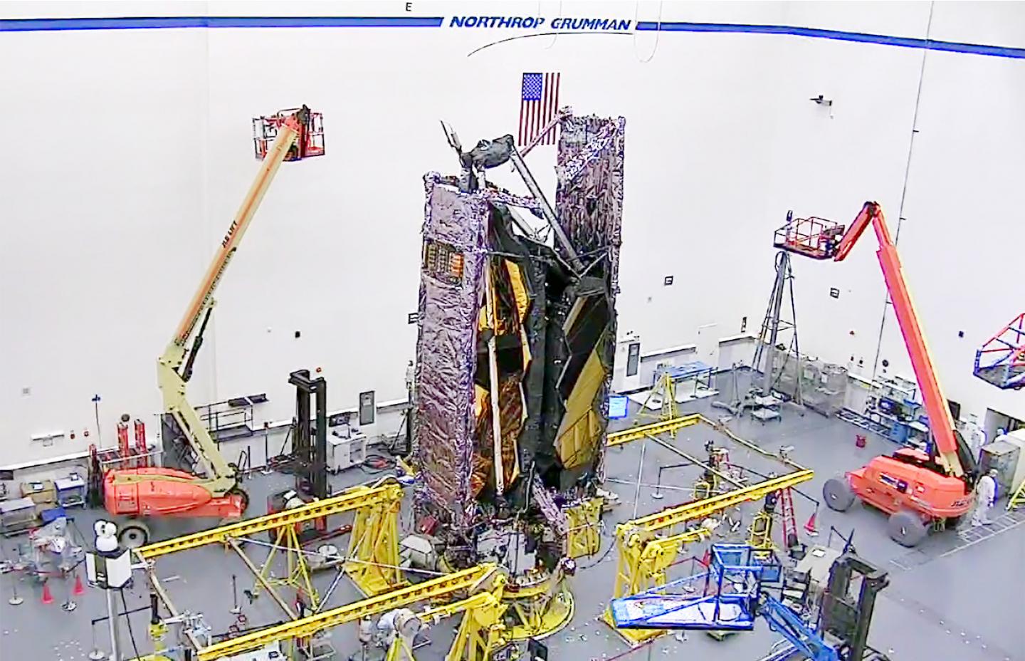 JWST in the clean room at Nort [IMAGE] | EurekAlert! Science News Releases