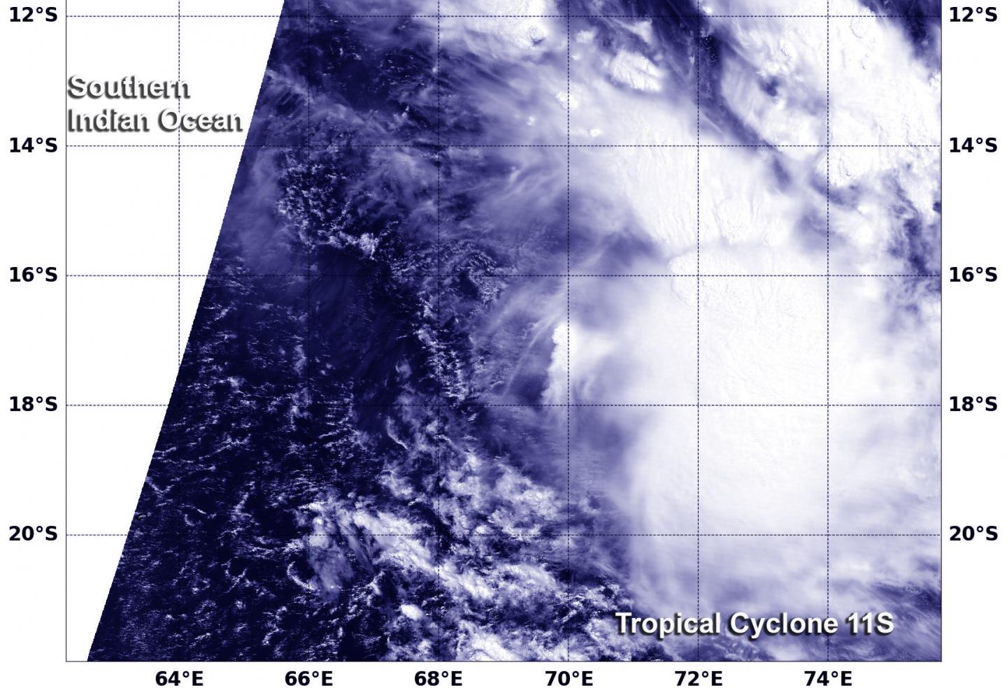 NASA sees wind shear affecting Tropical Cyclo | EurekAlert!