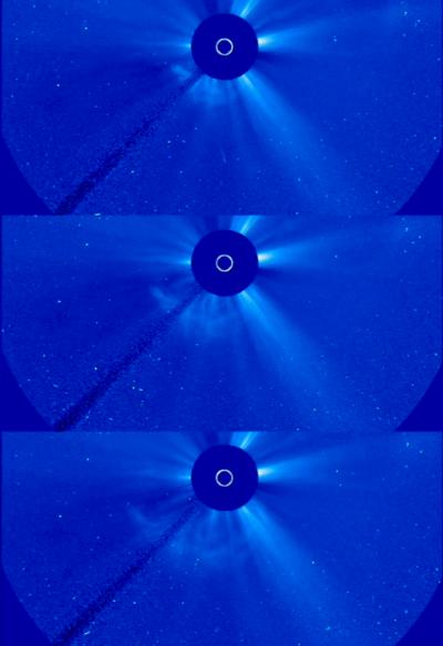 A Coronal Mass Ejection Erupts [IMAGE] | EurekAlert! Science News Releases