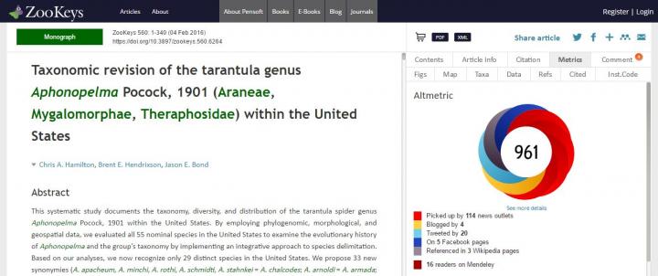 The Altmetric Badge on a Paper [IMAGE] | EurekAlert! Science News Releases