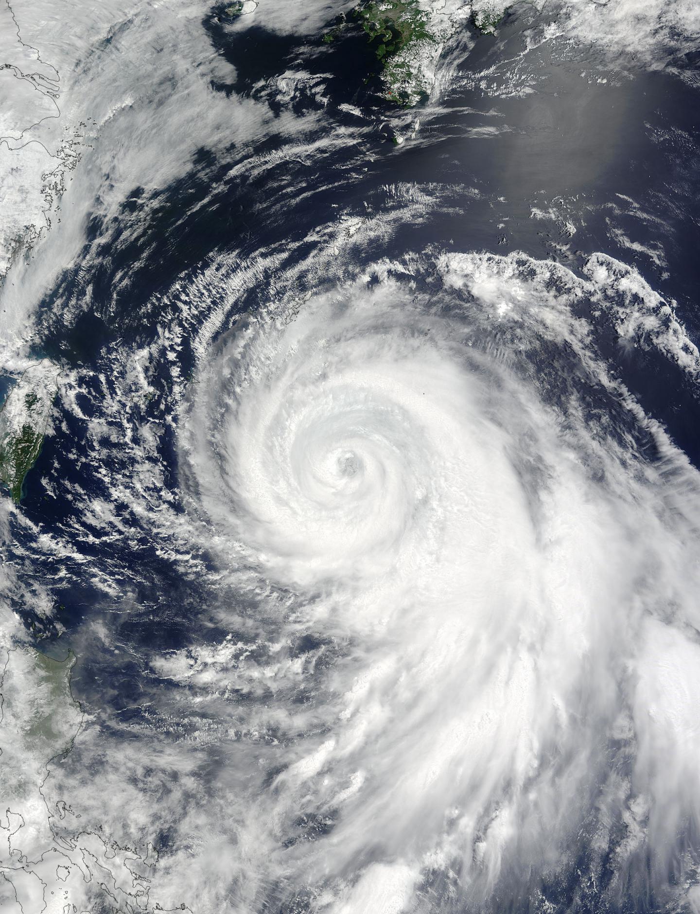NASA sees Typhoon Chan-Hom's strongest winds | EurekAlert!