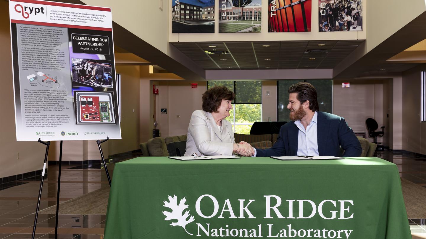 Qrypt Licenses ORNL's Quantum [IMAGE] | EurekAlert! Science News Releases