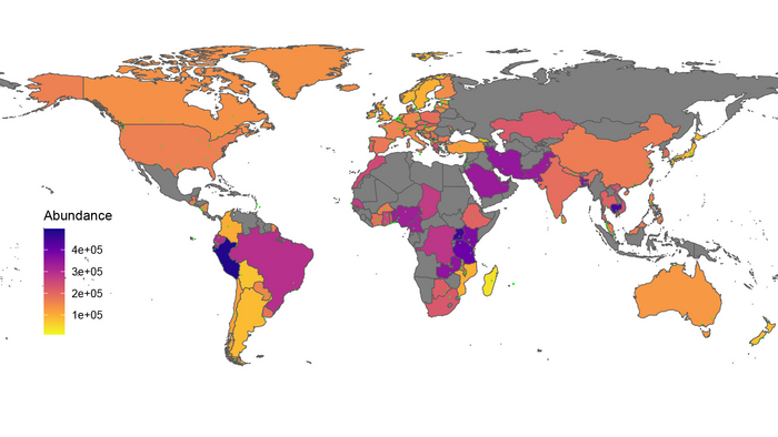 World map of resistence genes [IMAGE] | EurekAlert! Science News Releases