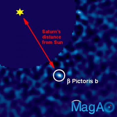 CCD Image of Beta Pictoris b [IMAGE] | EurekAlert! Science News Releases