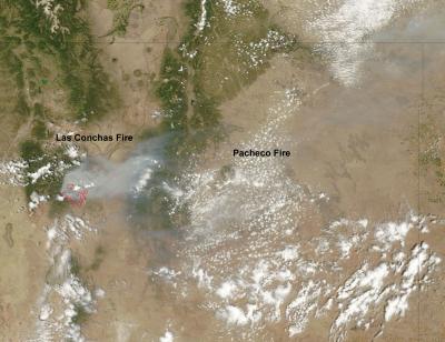 NASA Sees Las Conchas Fire Nea [IMAGE] | EurekAlert! Science News Releases