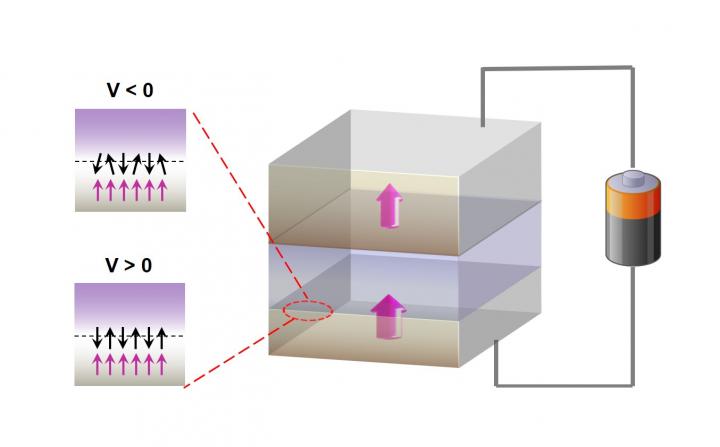Schematic of a Magnetic Tunnel [IMAGE] | EurekAlert! Science News Releases