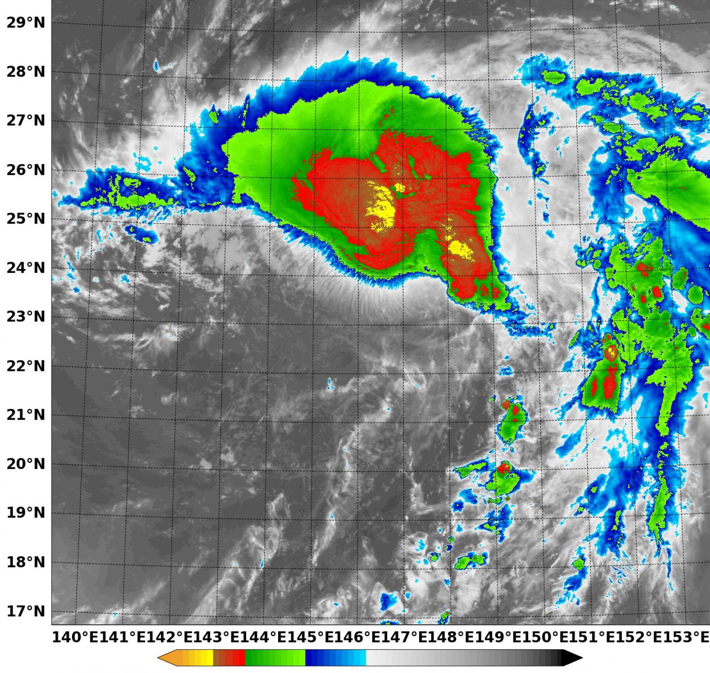 NASA Sees a Lop-sided Tropical Depression Mol | EurekAlert!