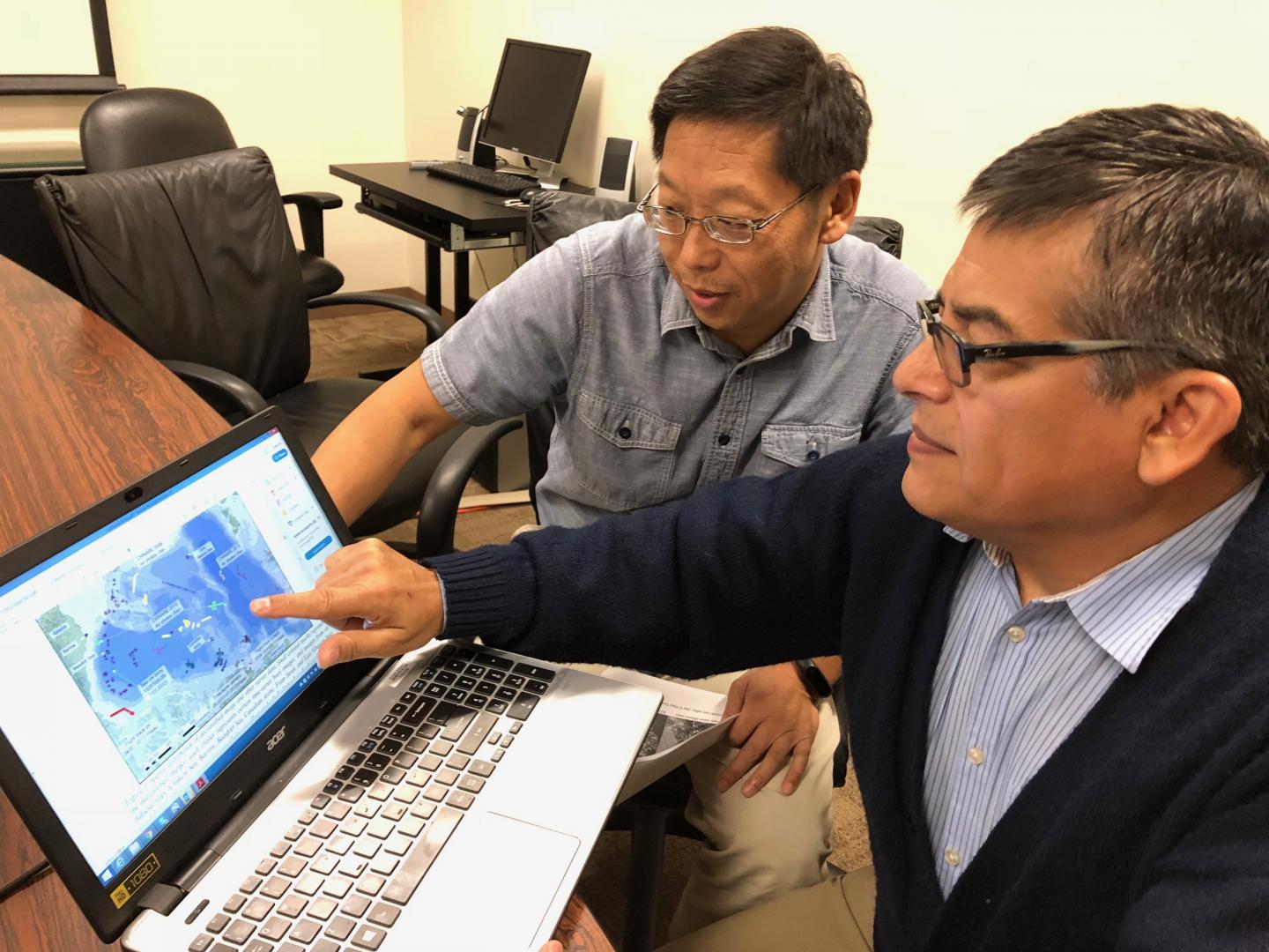 Hongjie Xie and Alberto Nunez [IMAGE] | EurekAlert! Science News Releases