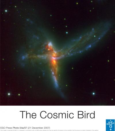 The Cosmic Bird or Tinker Bell [IMAGE] | EurekAlert! Science News Releases