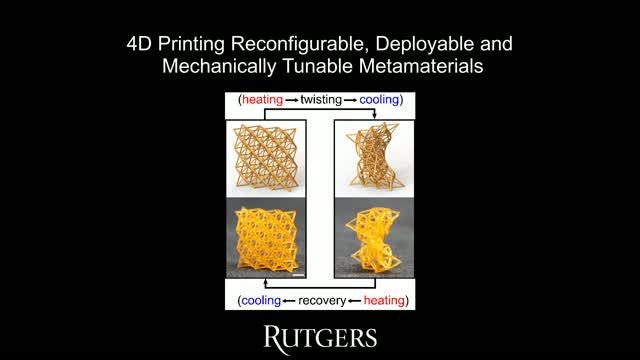 4D-printed materials can be stiff as wood or | EurekAlert!