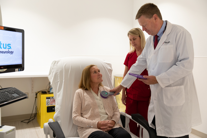 Dr. Ficker with patient [IMAGE] | EurekAlert! Science News Releases