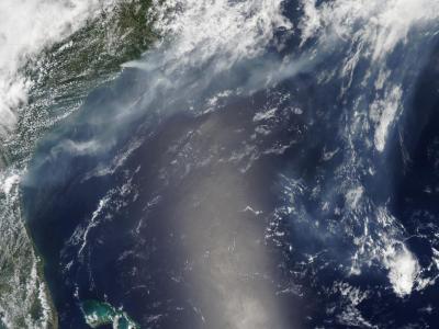 NASA Satellite Spots Smoke from Southeastern | EurekAlert!