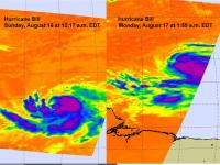 2 NASA satellites capture Hurricane Bill's 'b | EurekAlert!
