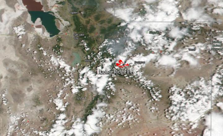 Utah's Dollar Ridge Fire Explodes After July | EurekAlert!