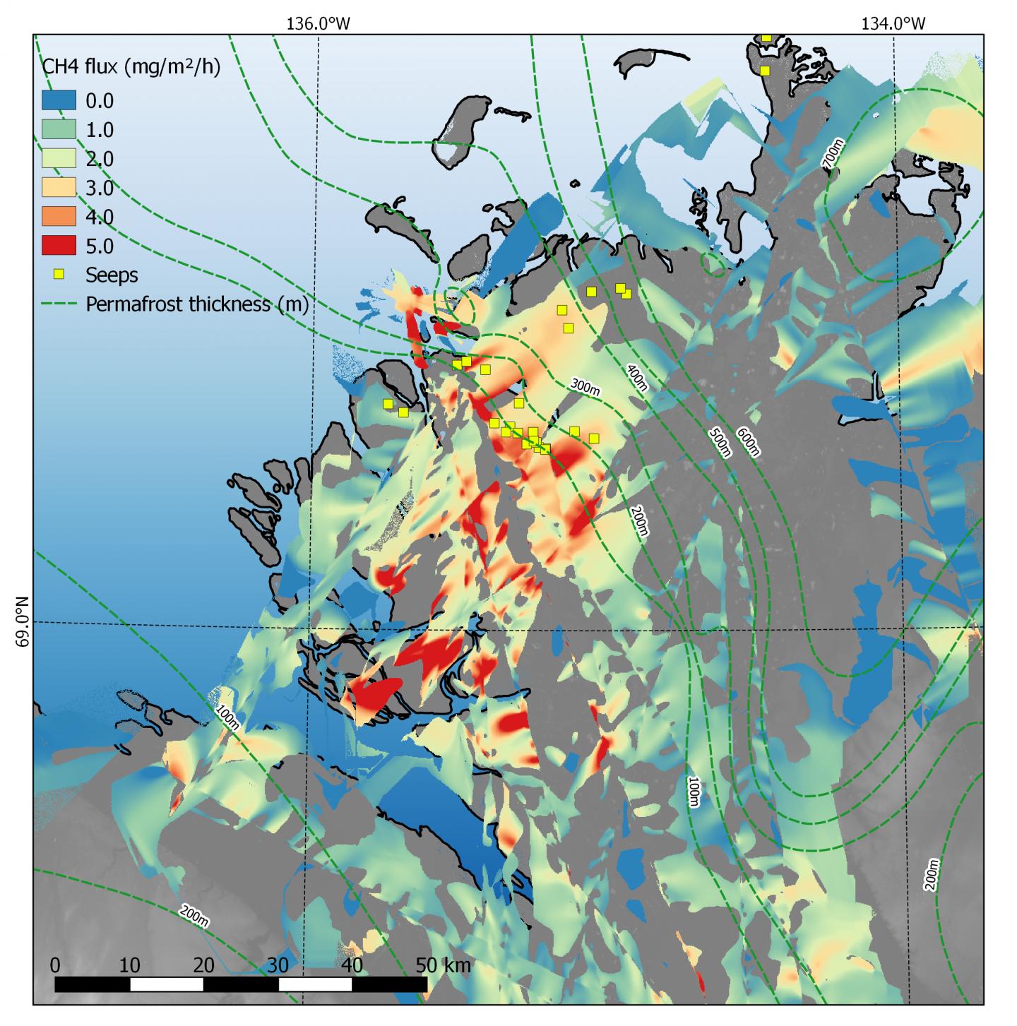 Map of Methane Emissions [IMAGE] | EurekAlert! Science News Releases