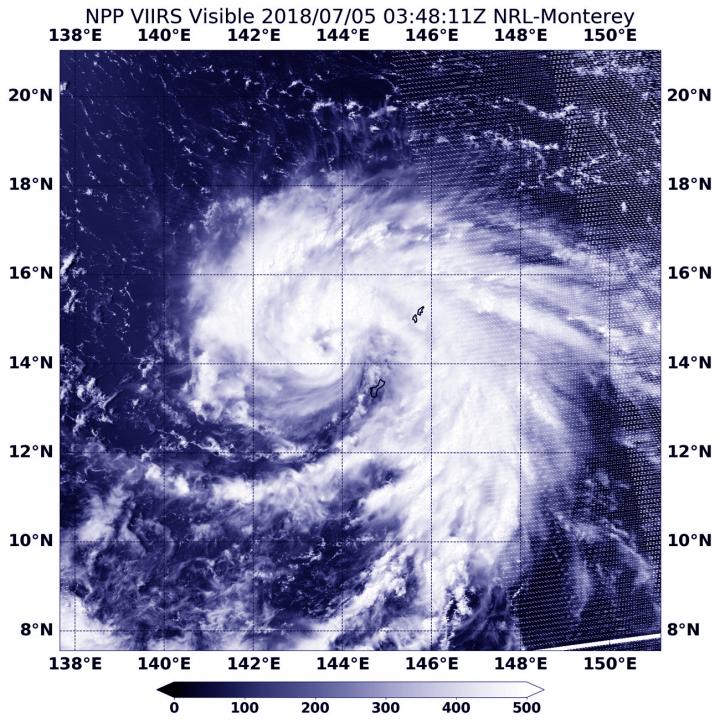 NASA-NOAA's Suomi NPP sees Typhoon Maria affe | EurekAlert!