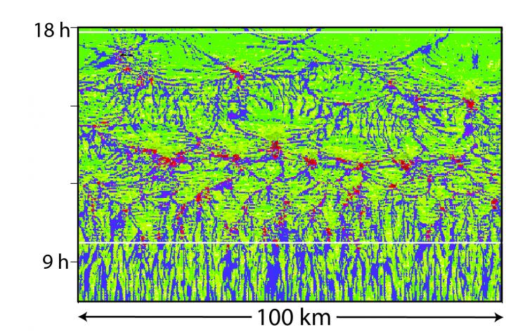 Network of Cloud Collisions [IMAGE] | EurekAlert! Science News Releases