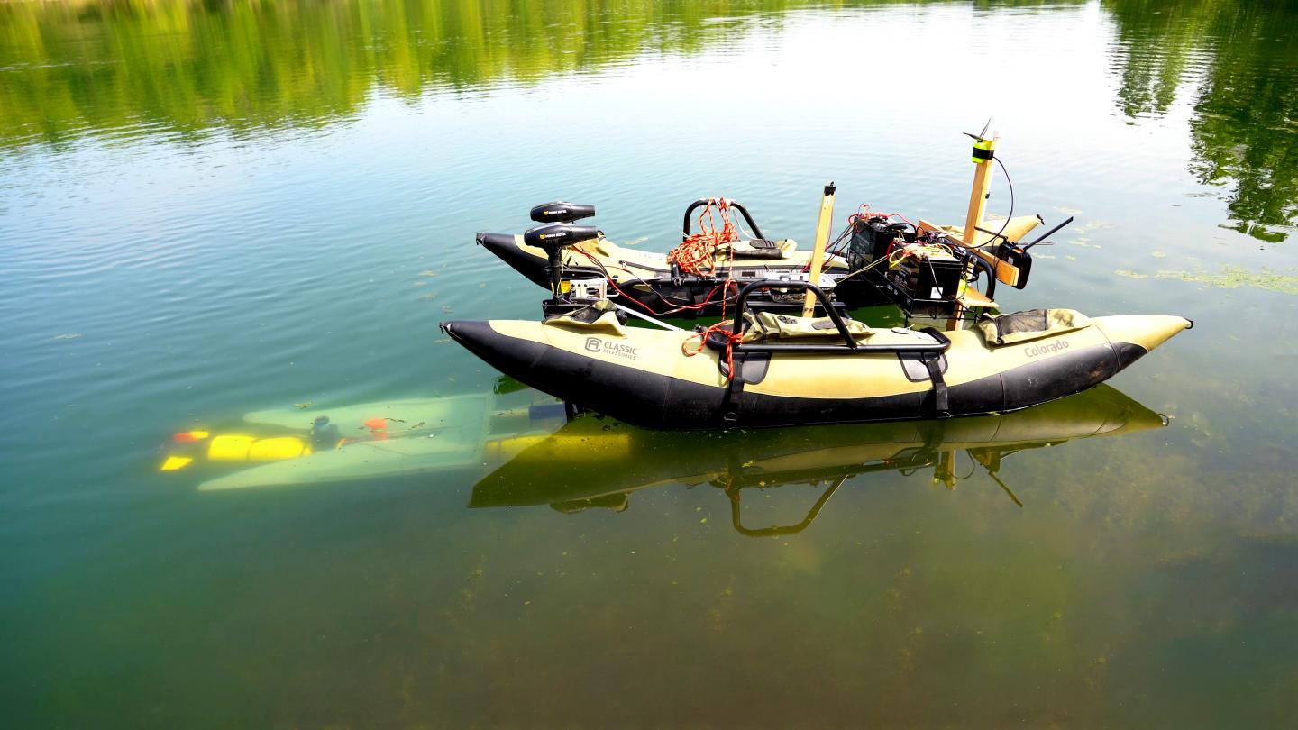 Underwater robot docked at a m [IMAGE] | EurekAlert! Science News Releases