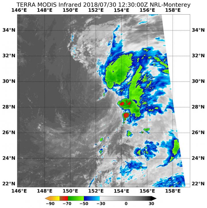 Terra Image of 16W [IMAGE] | EurekAlert! Science News Releases