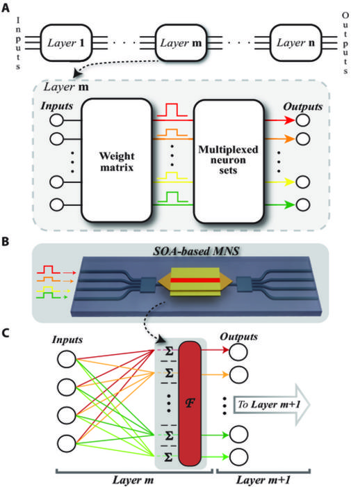 An optical neural network usin [IMAGE] | EurekAlert! Science News Releases