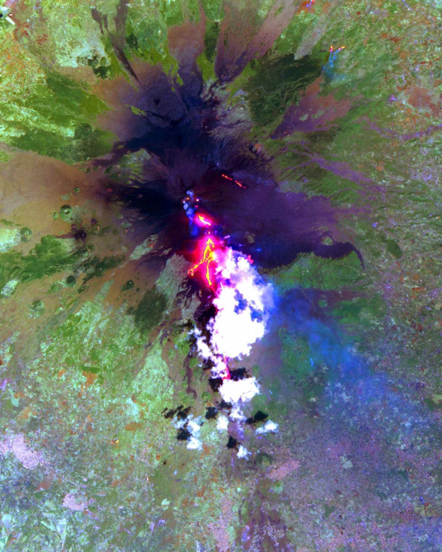 Mt. Etna from Space [IMAGE] | EurekAlert! Science News Releases