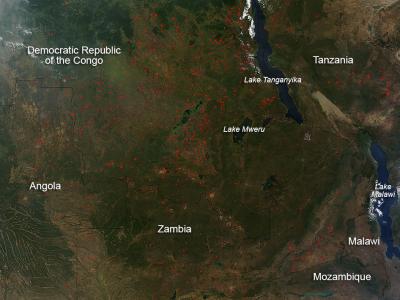 Agricultural fires in Africa | EurekAlert!