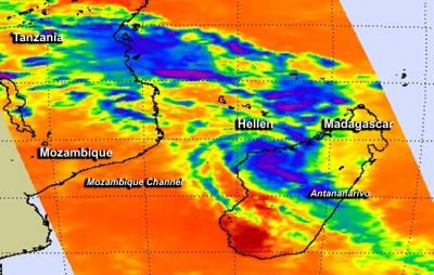 Tropical Cyclone Hellen makes landfall in Mad | EurekAlert!