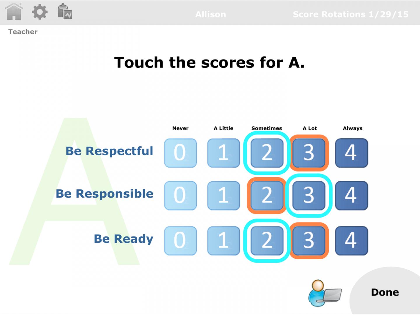 Score It Interface [IMAGE] | EurekAlert! Science News Releases