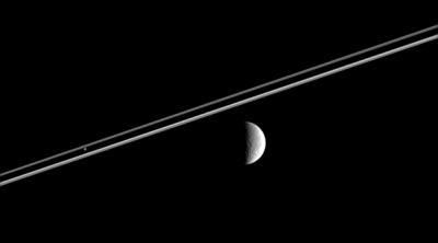 Moons Near and Far [IMAGE] | EurekAlert! Science News Releases