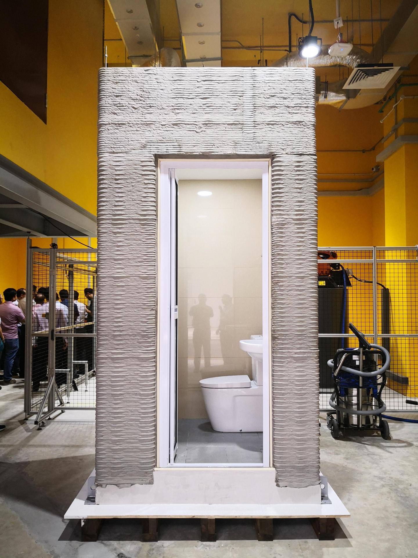 A Completed Prefabricated Bath [IMAGE] | EurekAlert! Science News Releases