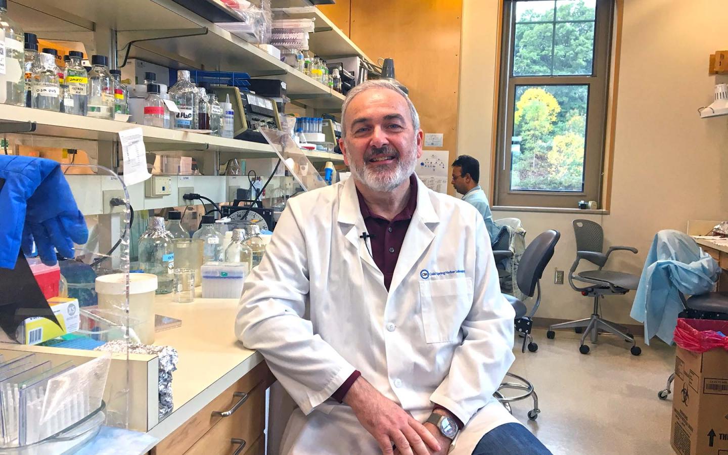 Professor Krainer in Lab [IMAGE] | EurekAlert! Science News Releases