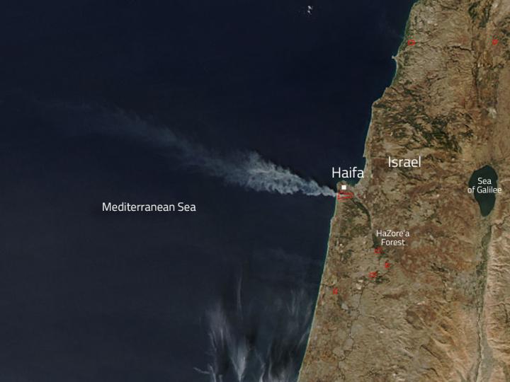 Fires Near Haifa Israel Forced Thousands to F | EurekAlert!