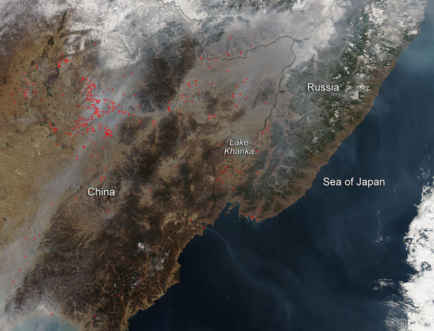 Fires Continue in China | EurekAlert!