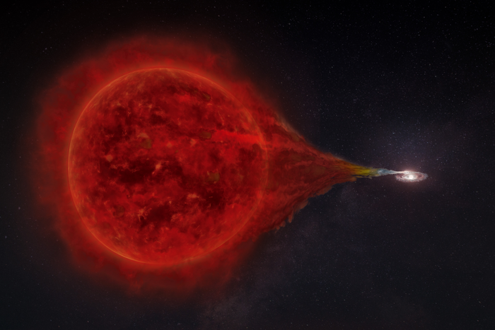 Binary Star System [image] Eurekalert Science News Releases