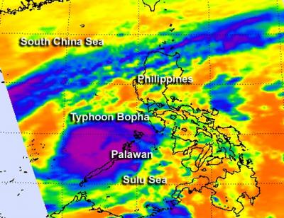 NASA Infrared View of Typhoon [IMAGE] | EurekAlert! Science News Releases