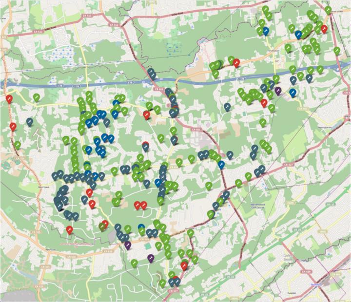 Documented Hazards on Map [IMAGE] | EurekAlert! Science News Releases